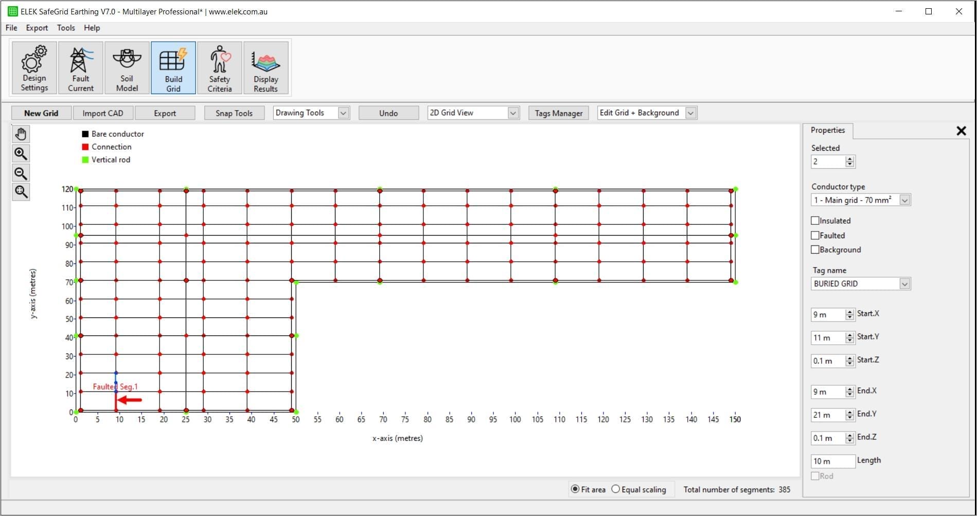 Import custom grids from AutoCAD files - SafeGrid Software