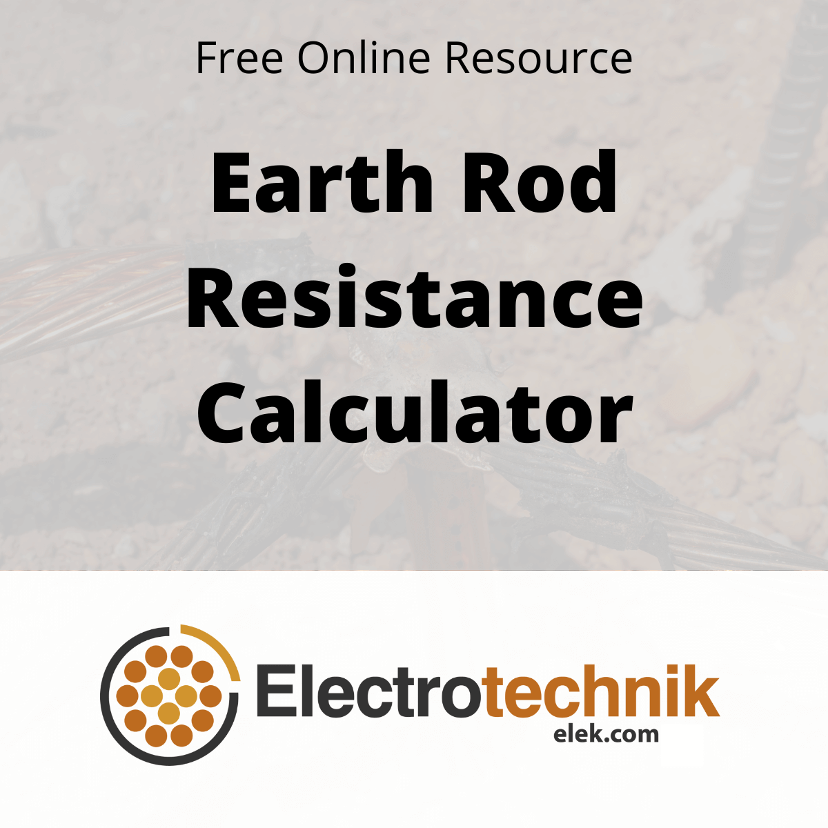 Earth Cable Size Calculation Software | Electrotechnik
